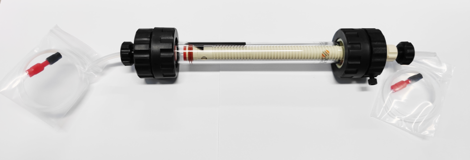 S系列单层中压玻璃层析柱，S-series single-layer medium-pressure glass chromatography ...