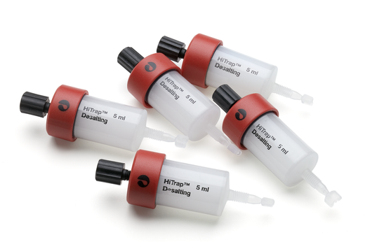 填充有Sephadex G-25层析填料的HiTrap脱盐柱 [预装柱]，HiTrap Desalting columns with ...